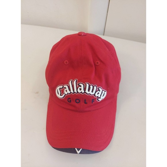 Callaway | Accessories | Callaway Golf Hat Cap Red Adjustable Strap ...